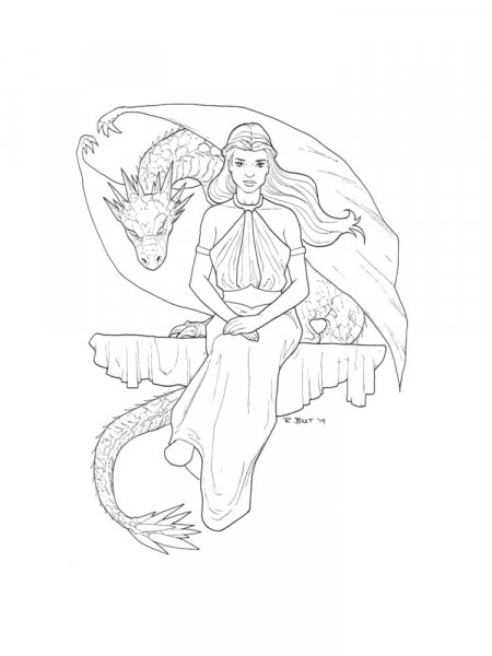 Game of Thrones coloring pages