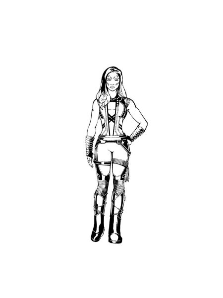 Gamora coloring pages