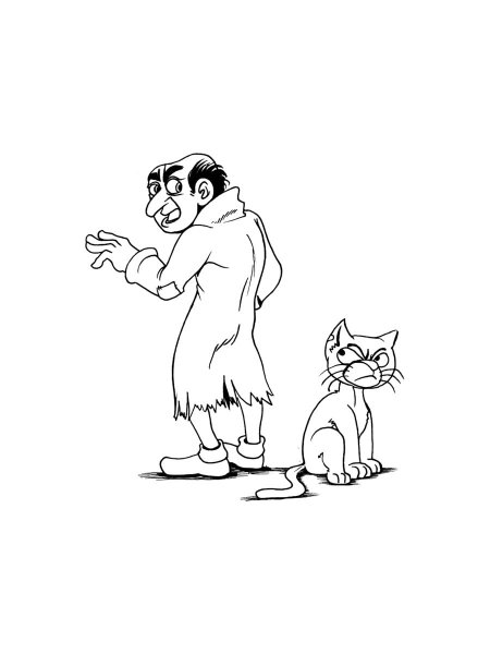 Gargamel coloring pages