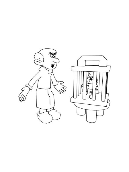 Gargamel coloring pages