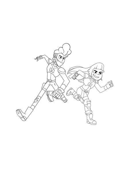 Glitch Techs coloring pages