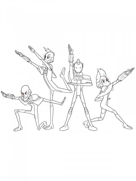 Glitch Techs coloring pages