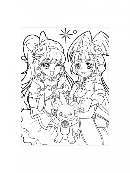 Glitter Force coloring pages