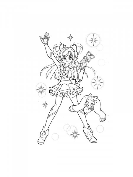 Glitter Force coloring pages