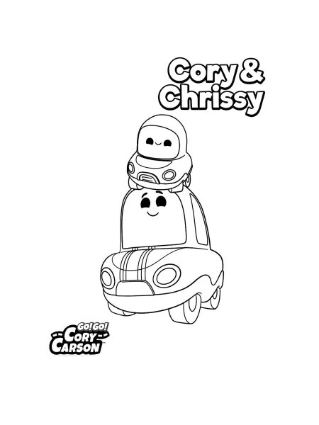 Go! Go! Cory Carson coloring pages