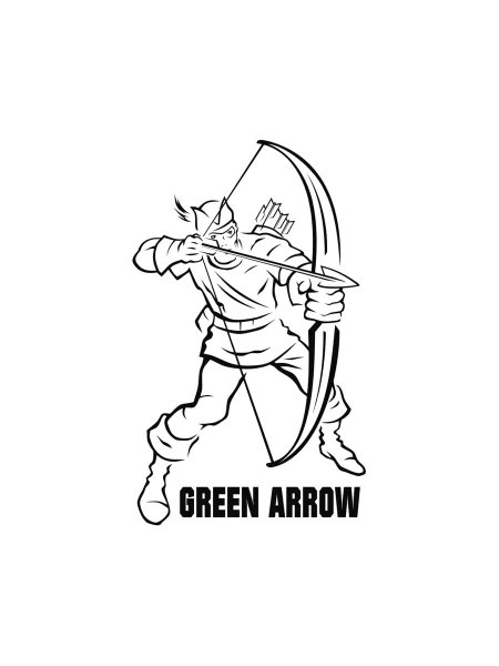 Green Arrow coloring pages