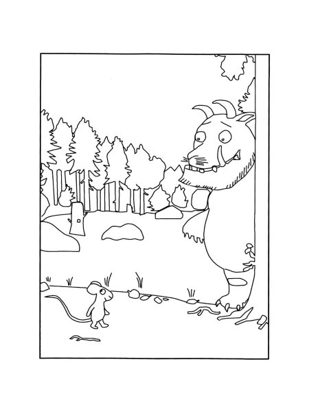 Gruffalo coloring pages
