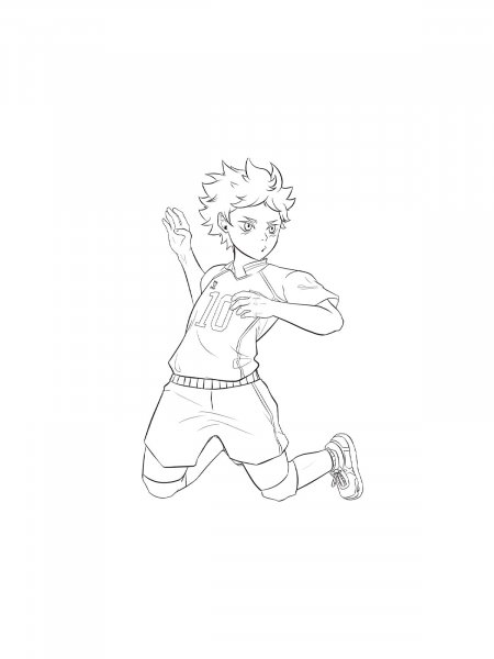 Haikyuu coloring pages
