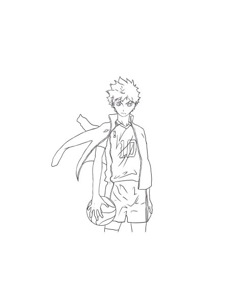 Haikyuu coloring pages