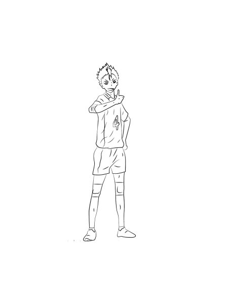 Haikyuu coloring pages