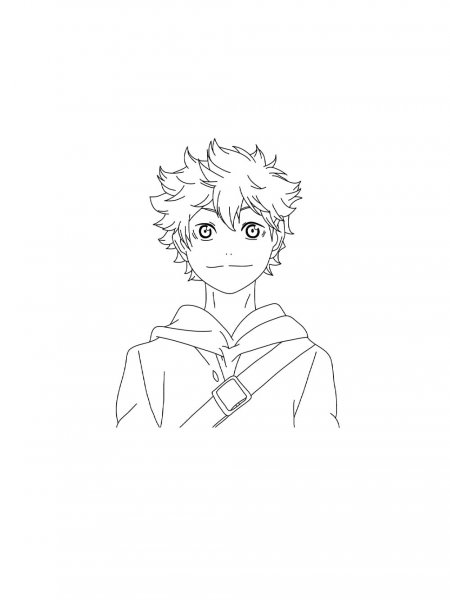 Haikyuu coloring pages