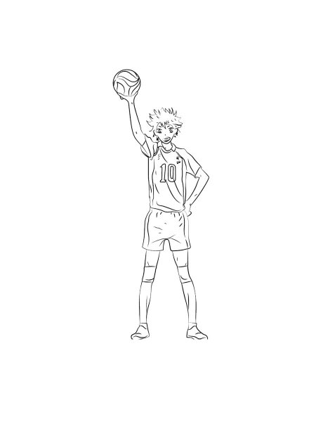 Haikyuu coloring pages