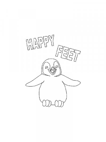Happy Feet coloring pages