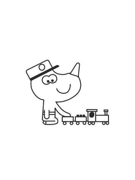 Hey Duggee coloring pages