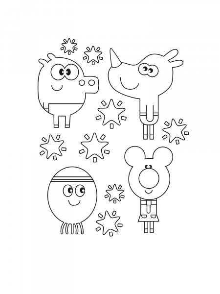 Hey Duggee coloring pages