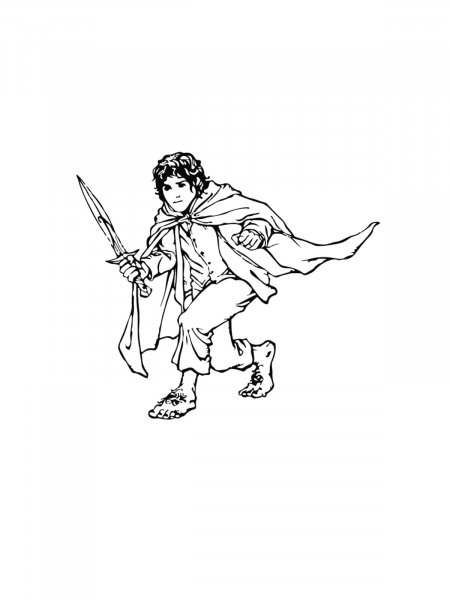Hobbit coloring pages