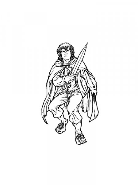 Hobbit coloring pages