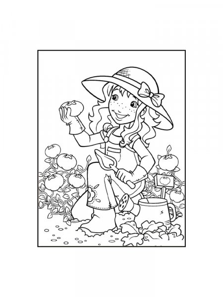 Holly Hobbie coloring pages