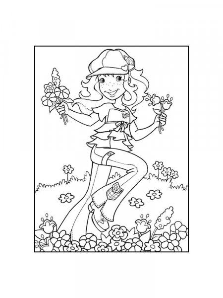 Holly Hobbie coloring pages