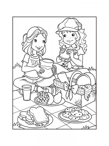 Holly Hobbie coloring pages