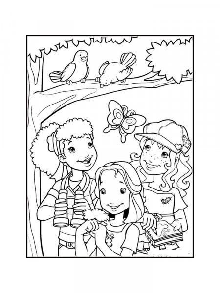 Holly Hobbie coloring pages