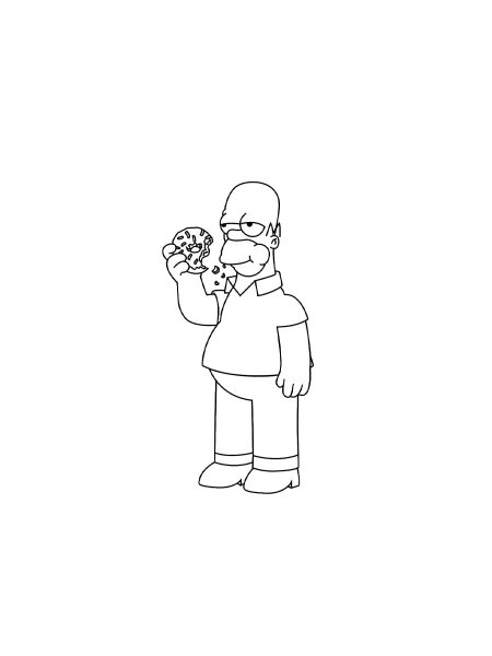 Homer Simpson coloring pages