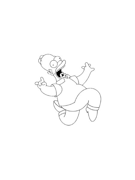 Homer Simpson coloring pages