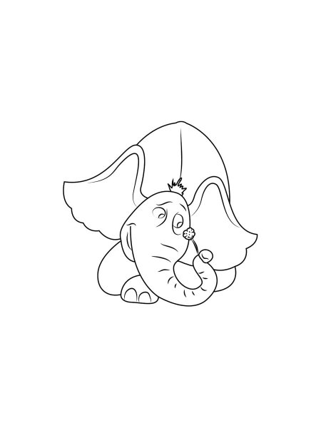 Horton coloring pages