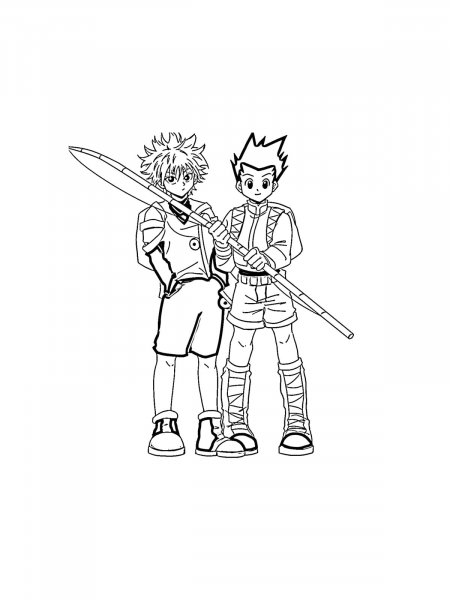 Hunter x Hunter coloring pages
