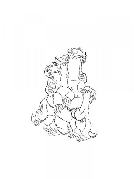 Ice Age coloring pages