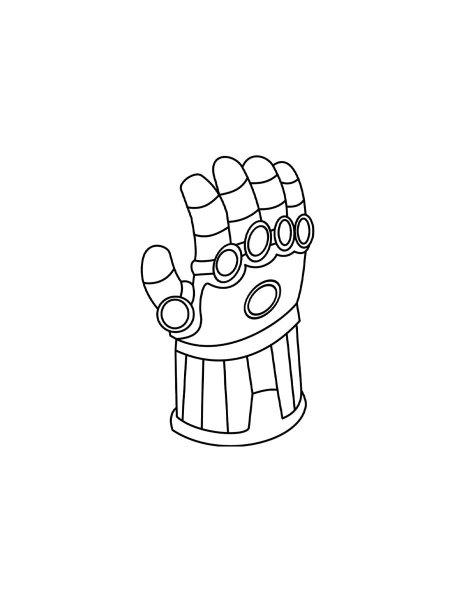 Infinity Gauntlet coloring pages