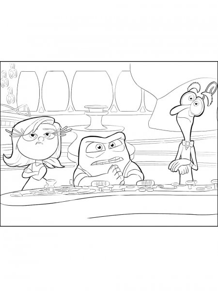 Inside Out coloring pages