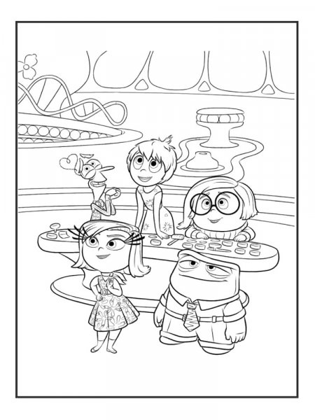 Inside Out coloring pages