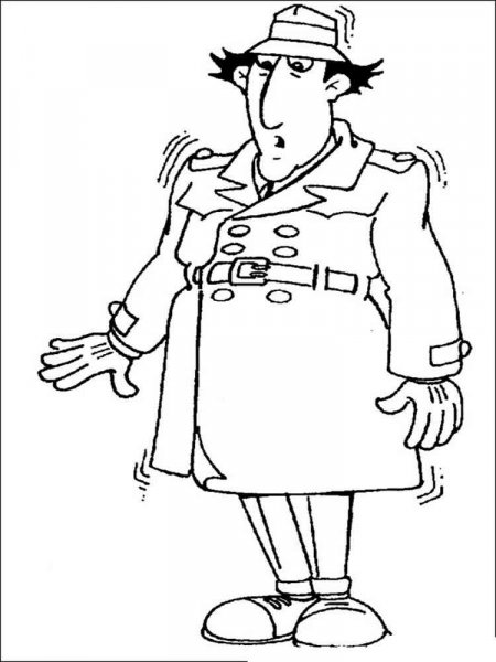 Inspector Gadget coloring pages