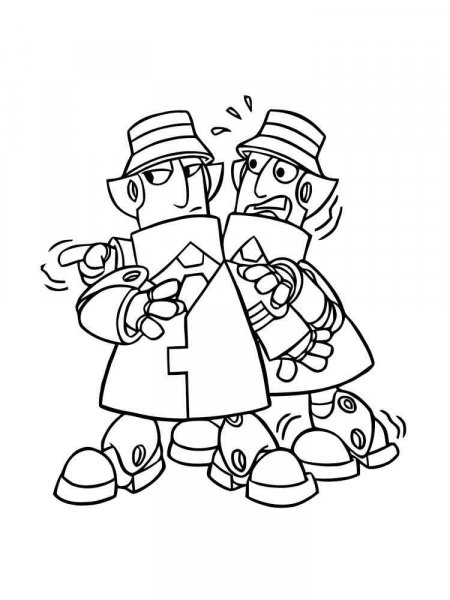 Inspector Gadget coloring pages