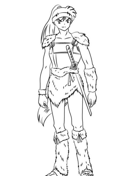 InuYasha coloring pages