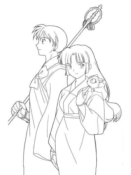 InuYasha coloring pages
