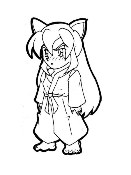 InuYasha coloring pages