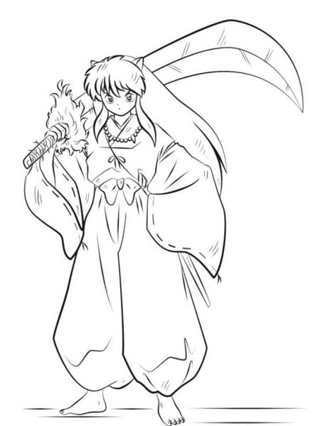 InuYasha coloring pages