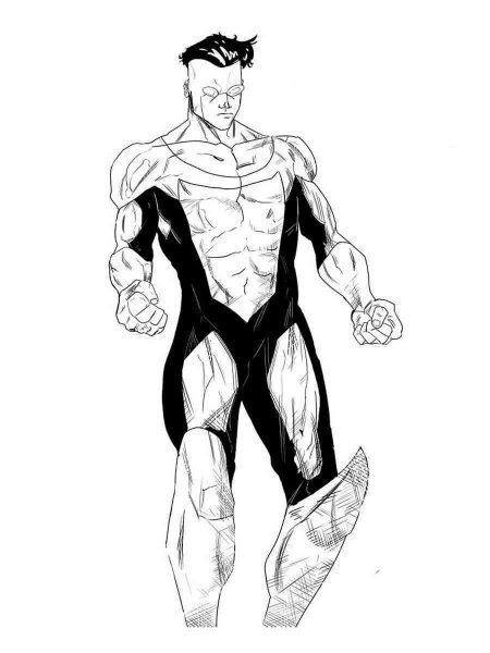 Invincible coloring pages