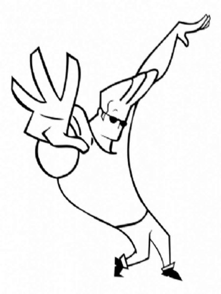 Johnny Bravo coloring pages