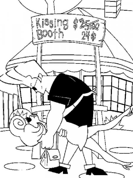 Johnny Bravo coloring pages