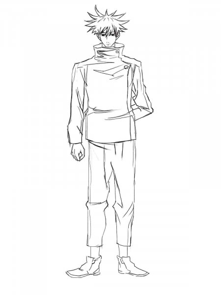 Jujutsu Kaisen coloring pages