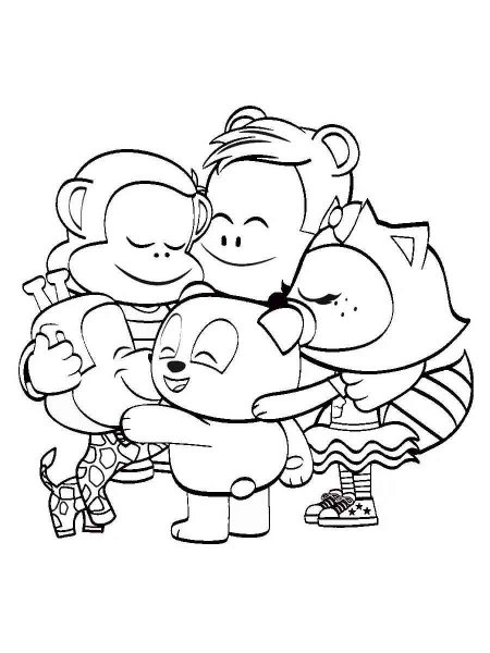 Julius Jr. coloring pages