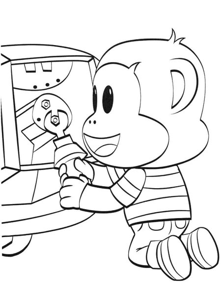 Julius Jr. coloring pages
