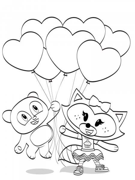 Julius Jr. coloring pages