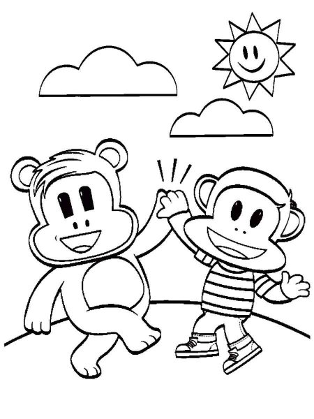 Julius Jr. coloring pages
