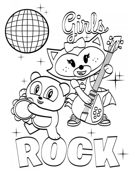 Julius Jr. coloring pages