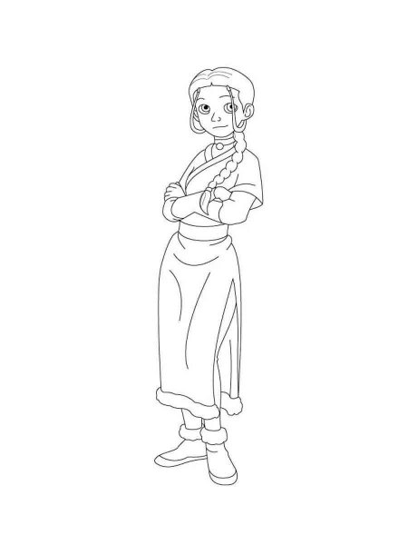 Katara coloring pages