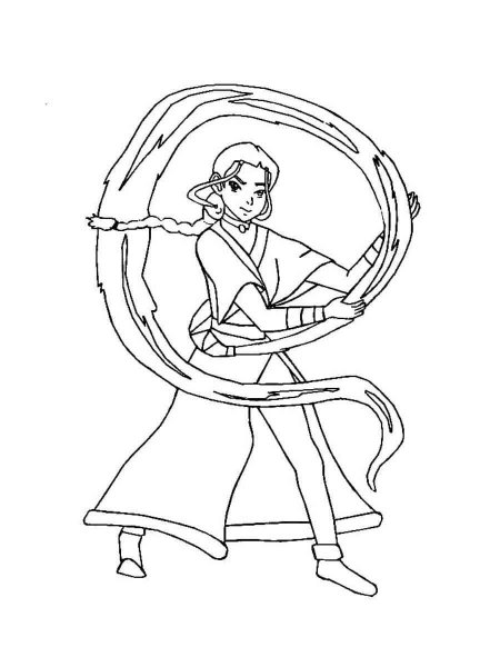 Katara coloring pages